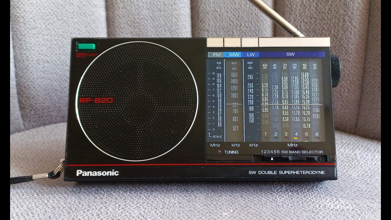 Panasonic RF-B20 AM FM LW Shortwave Radio - YouTube