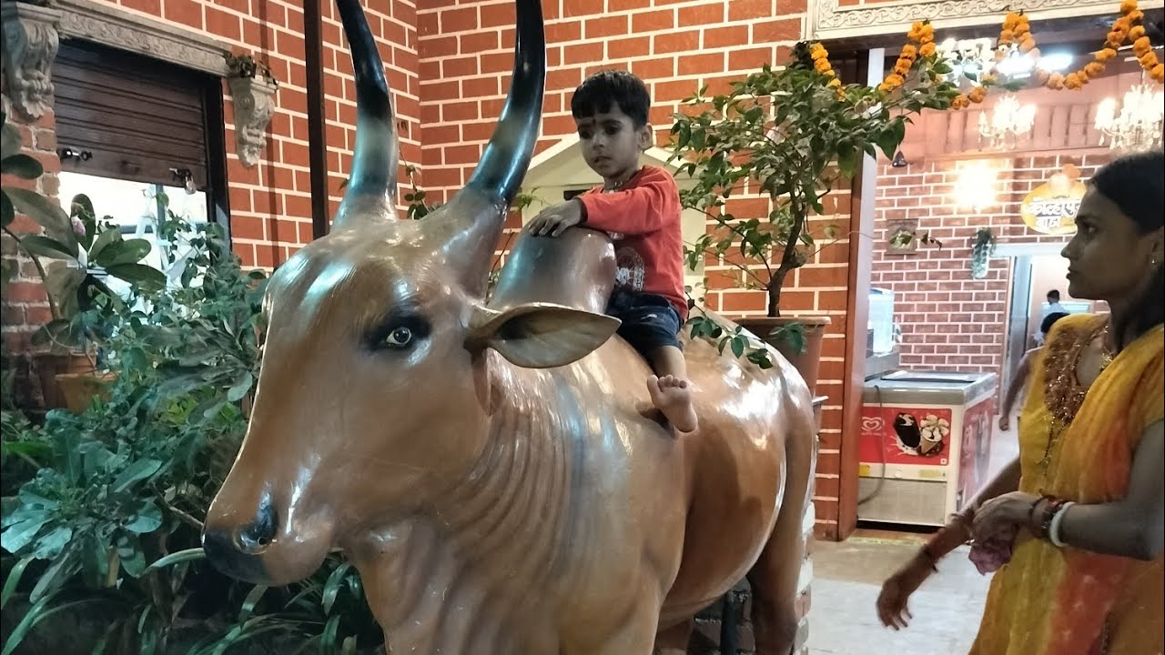 dekho frend kaise mera beta cow par baitha hai - YouTube
