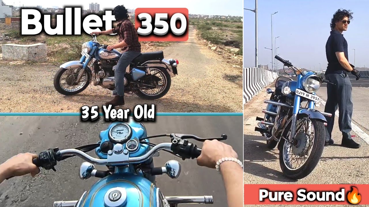 A Day With Old Bullet 350 | Royal Enfield 1990 Model | Old Bullet ...