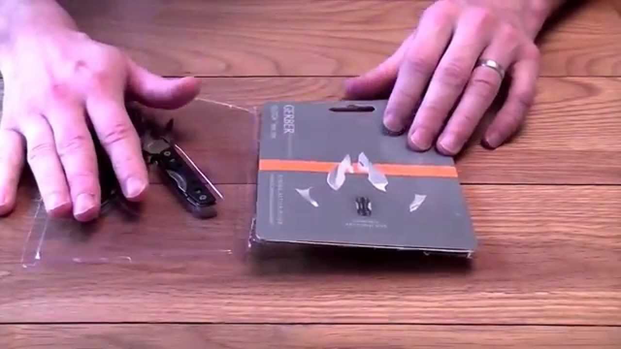 Gerber Clutch mini-tool unboxing and first impressions - YouTube