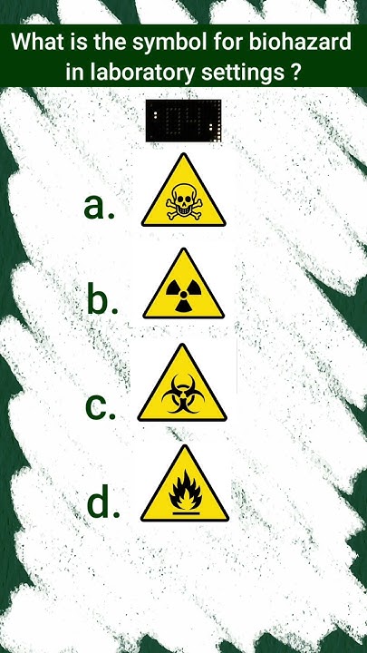 Quiz-11 | Laboratory safety symbols | Pictorial Quiz | #labsafety # ...