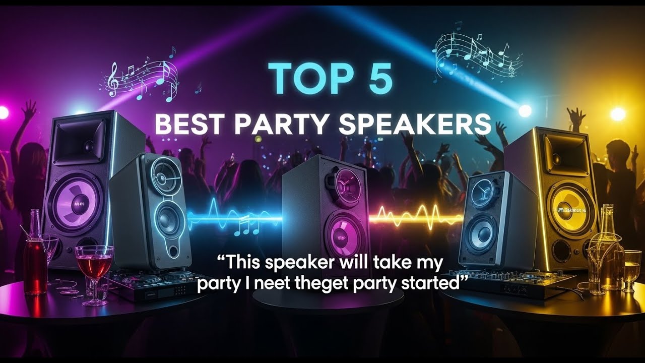 TOP 5 Best Party Speakers 2025 | This Party Speaker Will Rock Your World - YouTube