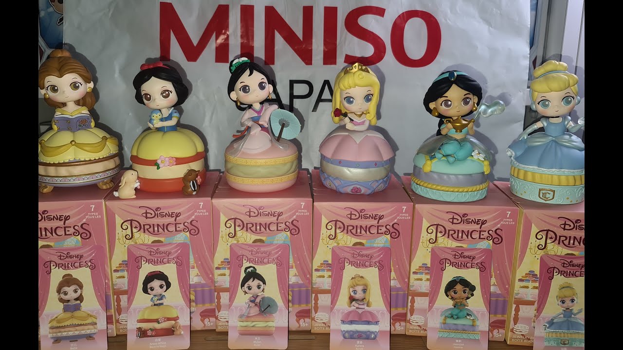 Disney Princess Jewelry Box Figures - Disney x Miniso Ph - Jercast Vlog ...