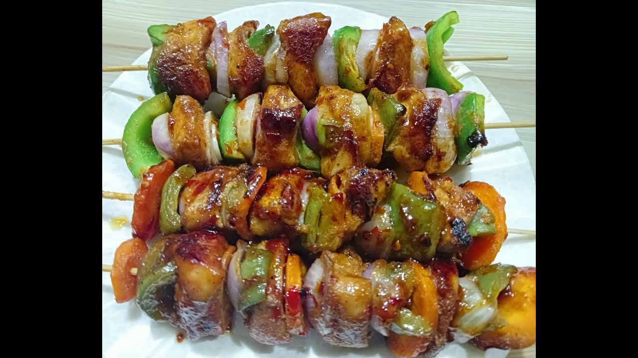 চুলায় তৈরী চিকেন সাসলিক রেসিপি || Chicken Shashlik Recipe || Shad ...