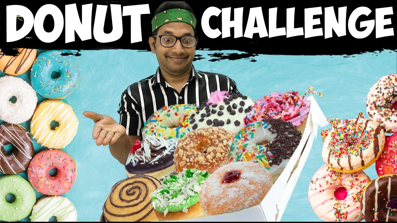 MASSIVE DONUT CHALLENGE | Gonuts with Donuts | Donuts Food Challenge ...