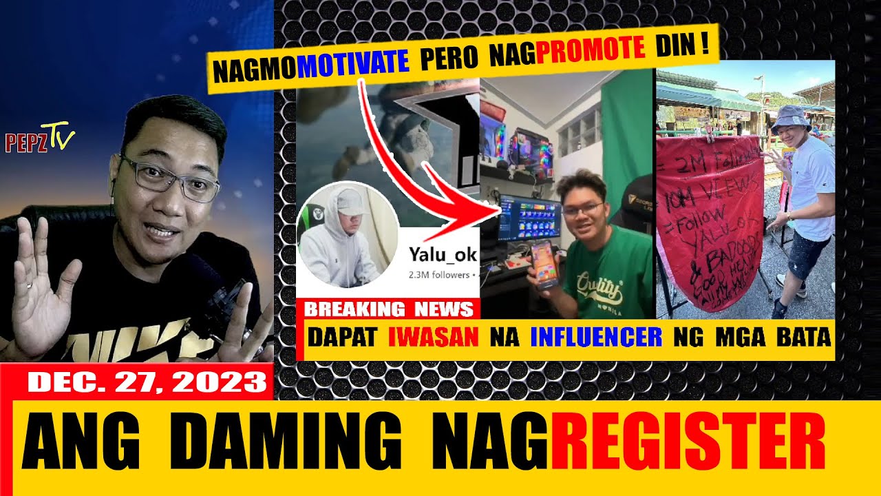 YALU_OK STREAMER DATI NG ROS, NAGPROMOTE NG NAPAKARAMING ONLINE CASINO ...