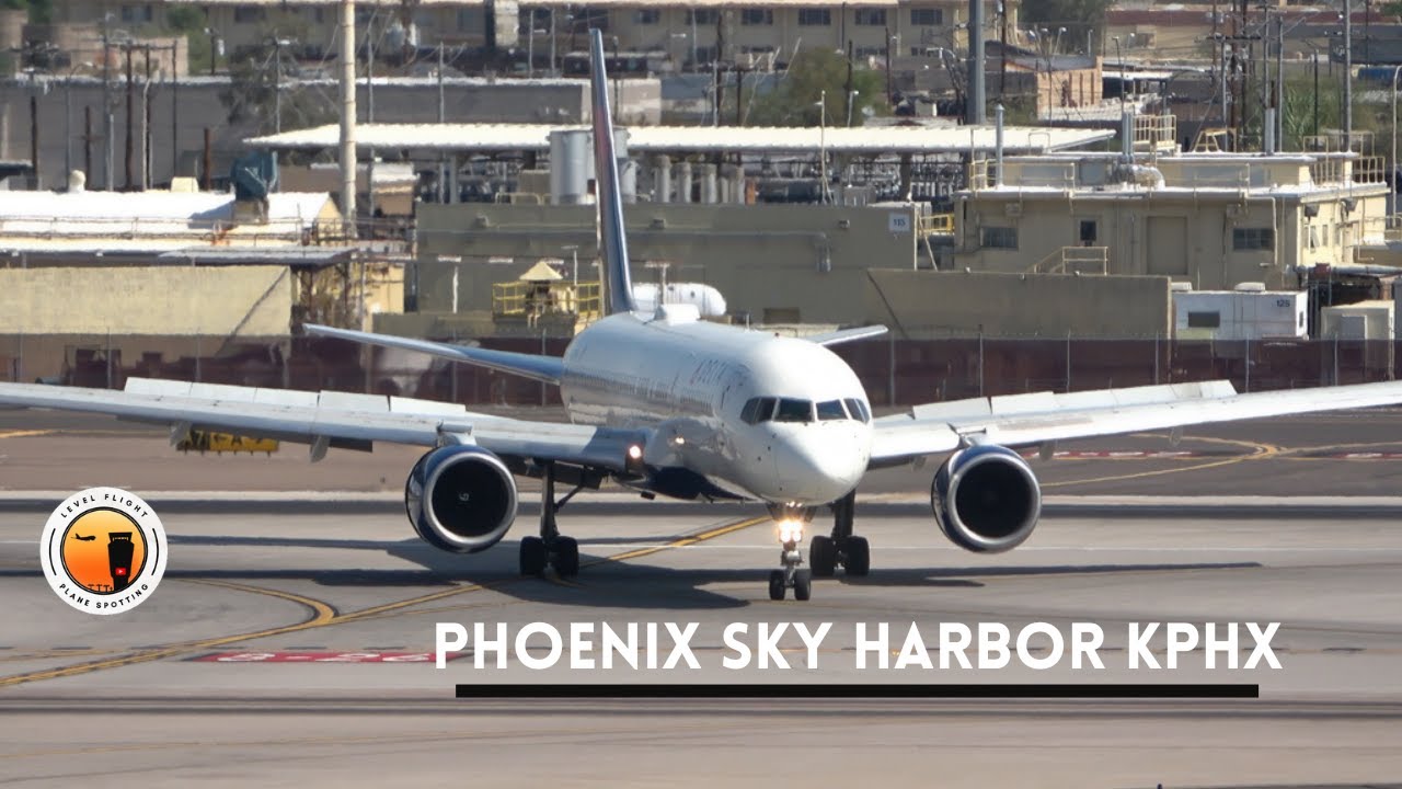 Plane Spotting Phoenix Sky Harbor Airport PHX: MD-11s, Boeing 757s, and ...