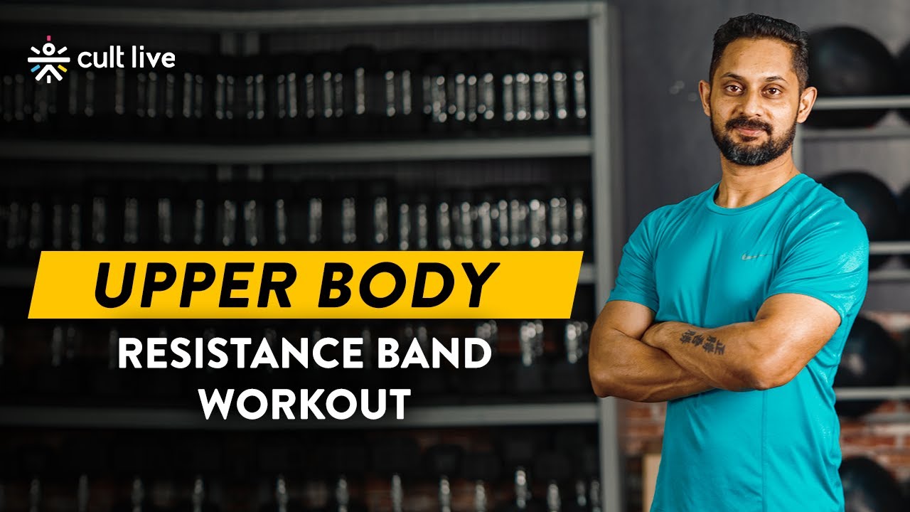 Upper Body Resistance Band Workout | Resistance Band Exercise | Upper ...
