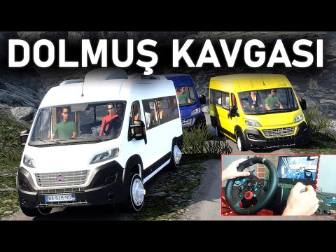 KÖYE DOLMUŞ ! YOL KAVGASINA SOPAYLA DALDIM ! ETS 2 MOD