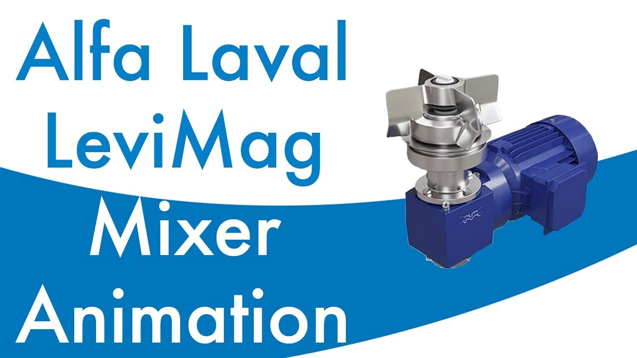 Alfa Laval LeviMag Magnetic Mixer Animation - YouTube