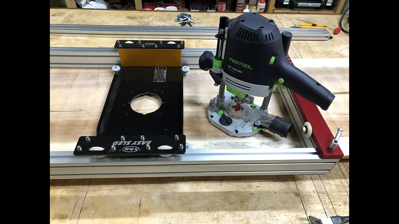 [지그114 / Jig114.com] Router Fastener Bracket - for Festool 1400 - YouTube