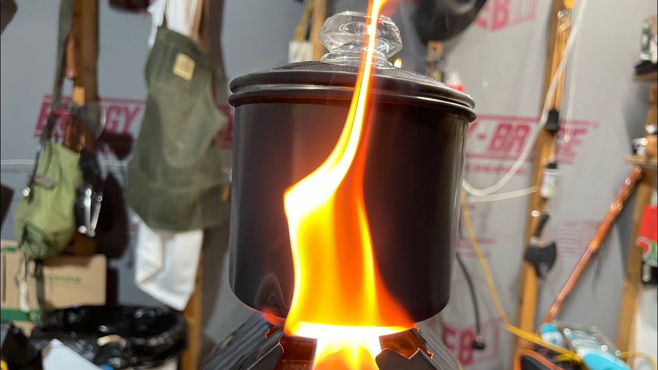 Percolating Coffee By Fire Starter - YouTube