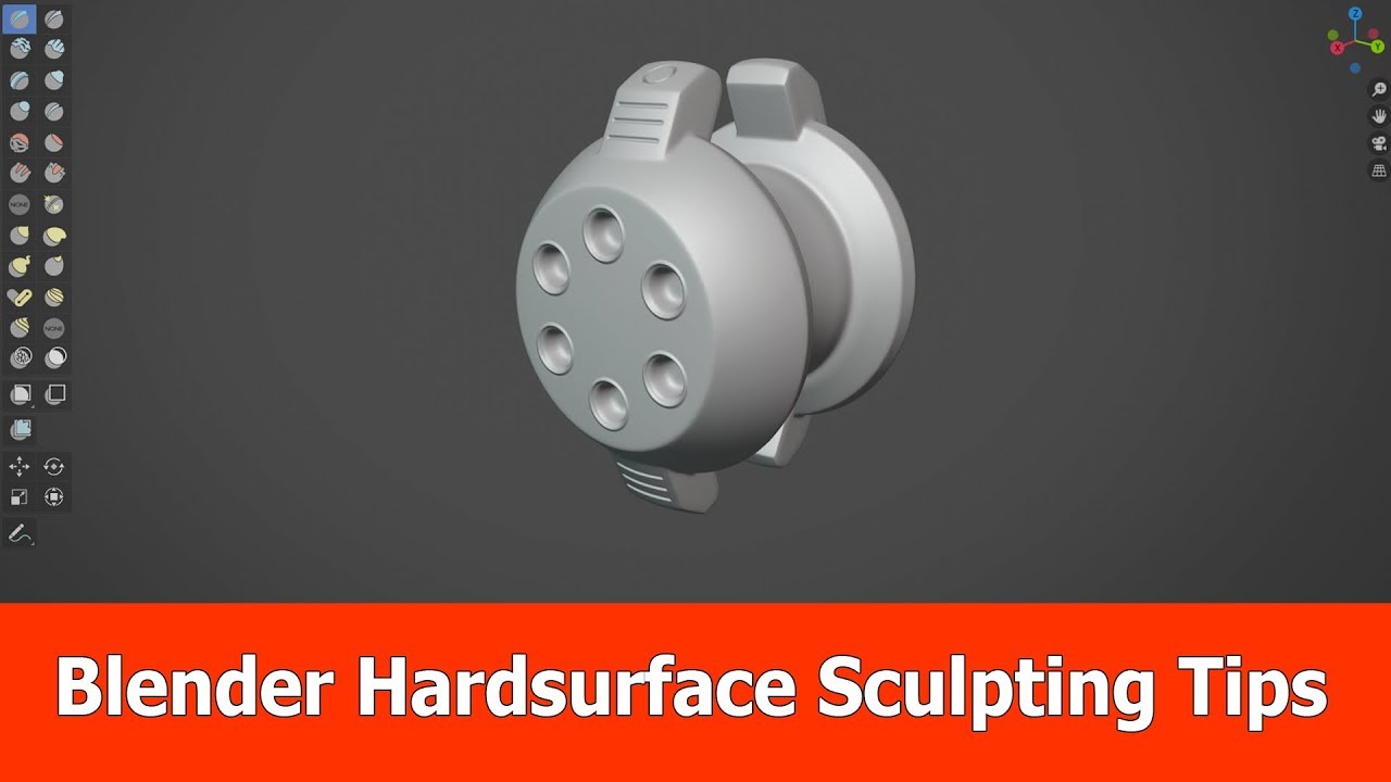 Blender 2.82 Hardsurface Sculpting Tips - YouTube
