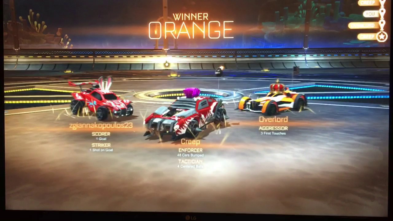 ROCKET LEAGUE W-ELITE CREEP!! - YouTube