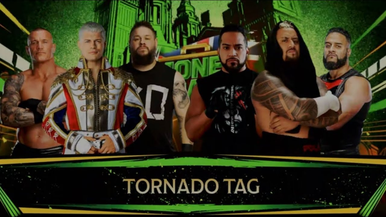 WWE2K24 MITB:CODY RHODES RANDY ORTON AND KO VS THE BLOODLINE - YouTube