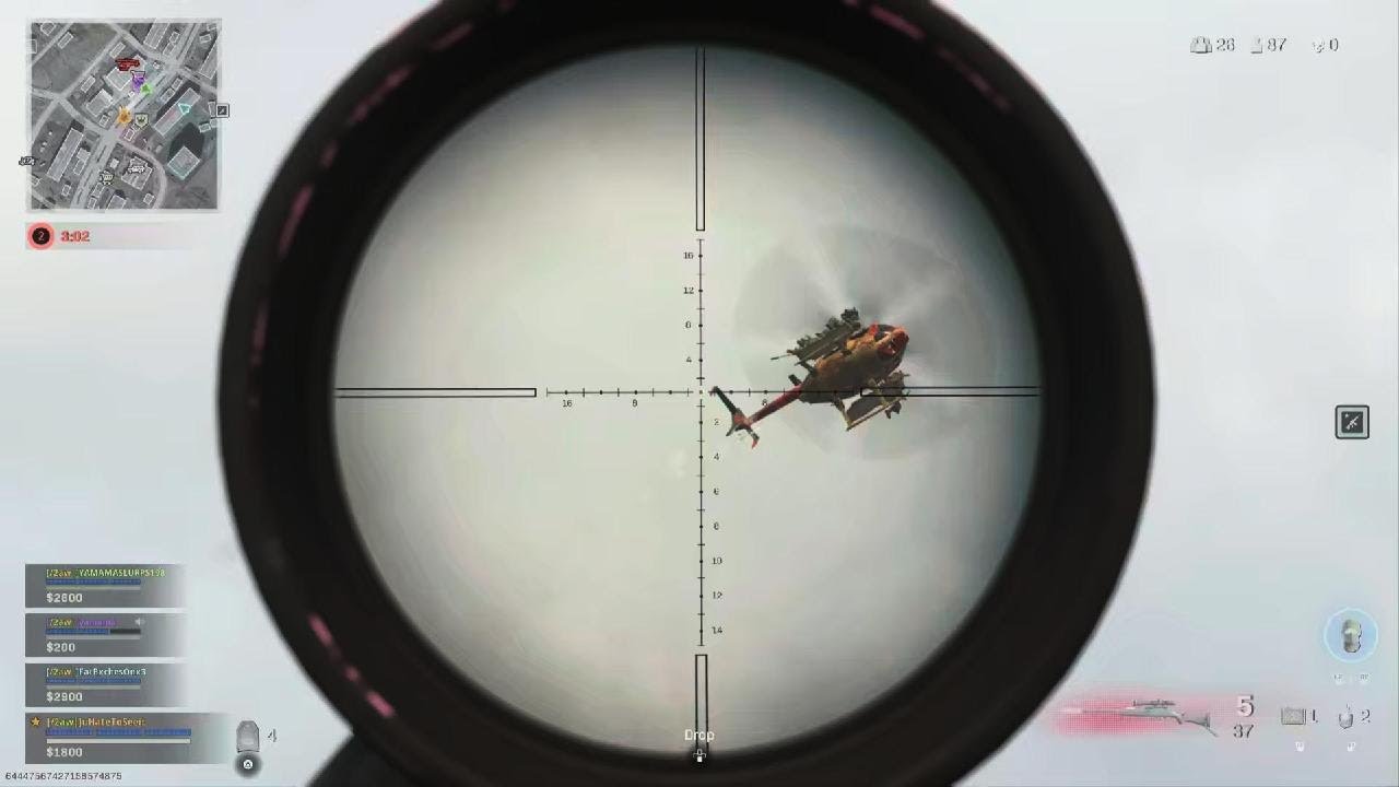 Get down from the chopper bruh! lol - YouTube