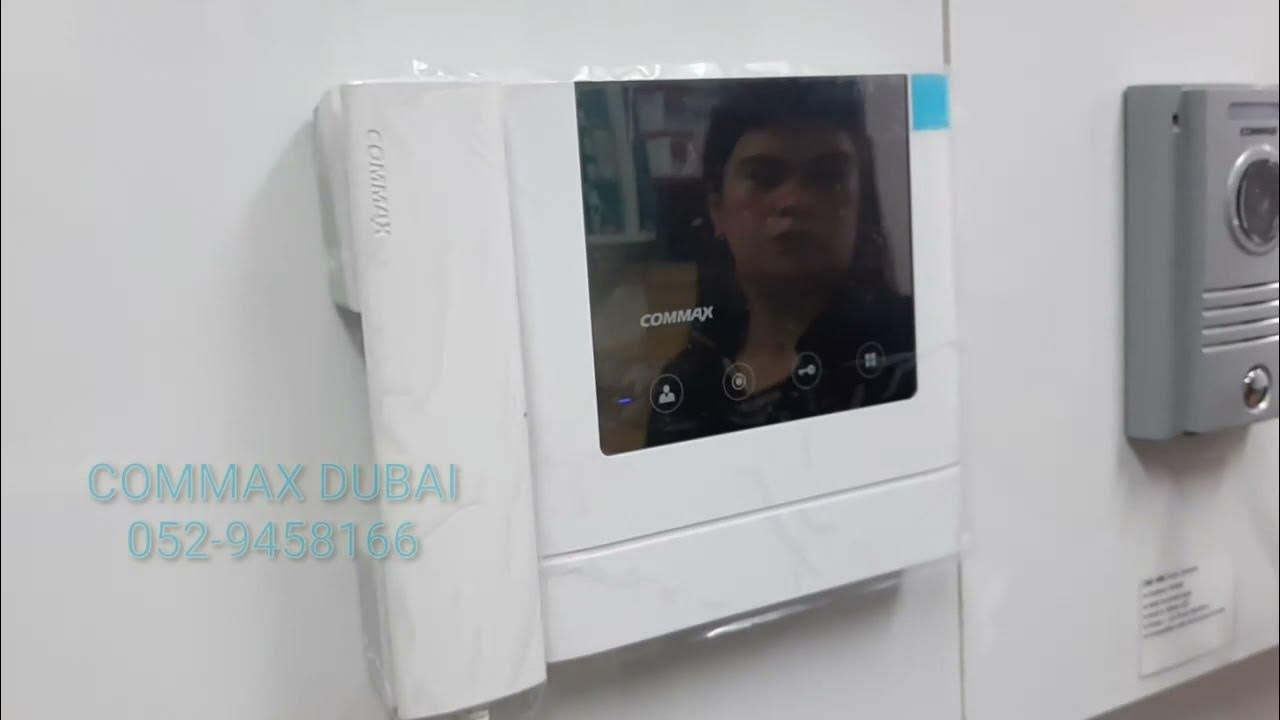 COMMAX DRC-40K & CDV-43MH Video intercom System - YouTube