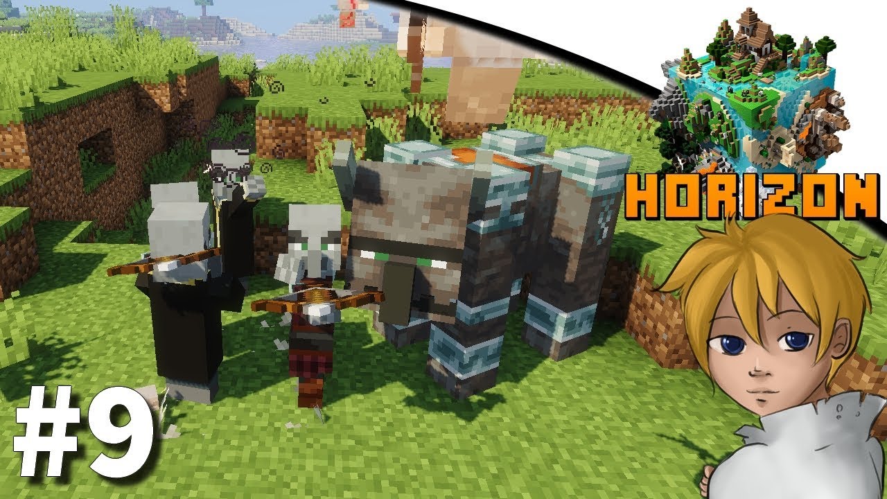 MINECRAFT : HORIZON - #9 MON PREMIER RAID ! - YouTube
