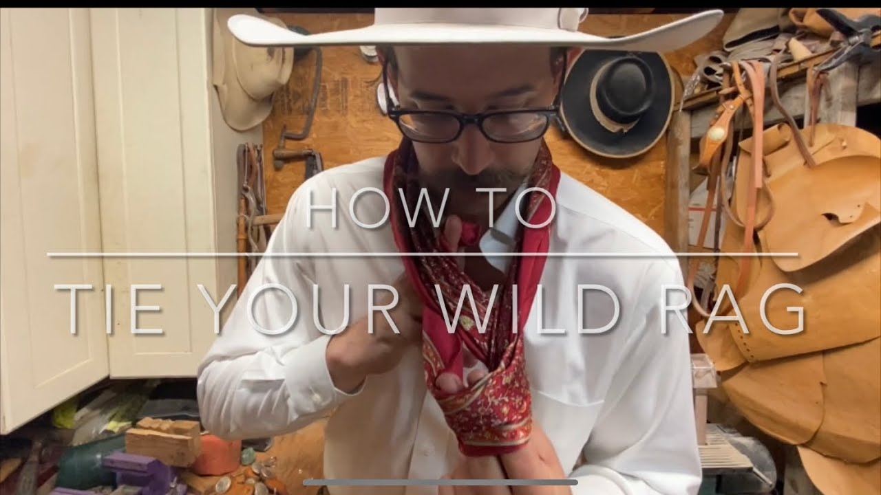 How to tie your wild rag / scarf - YouTube