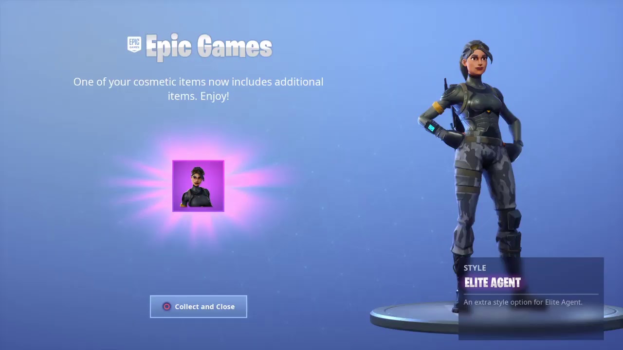 New Elite Agent Cosmetic - YouTube