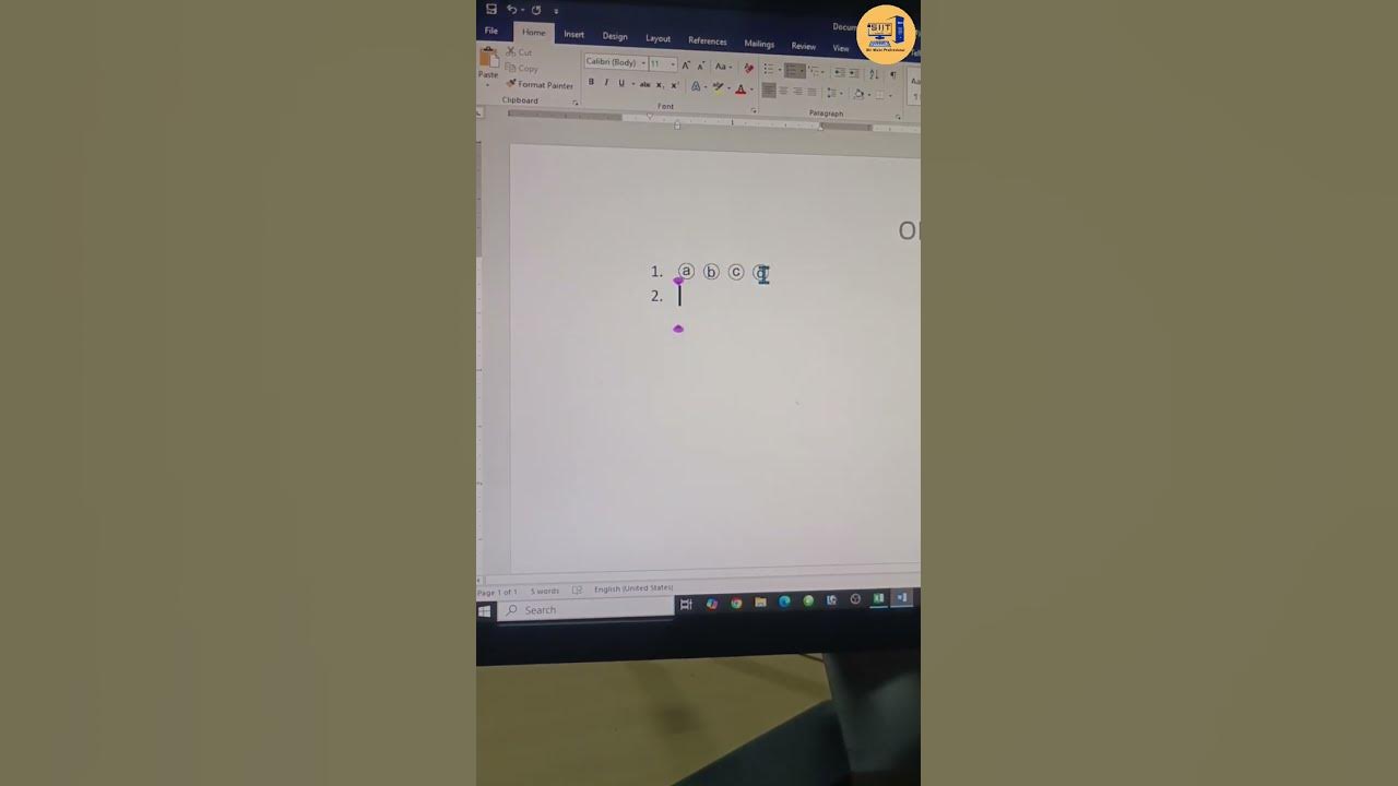 How to Create an OMR Sheet in MS Word #msword #microsoftoffice #microsofttips #excel #computer ...