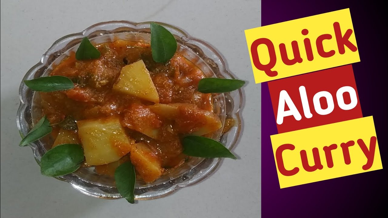 Aloo curry recipe / very simple and easy aloo curry for roti and rice ...