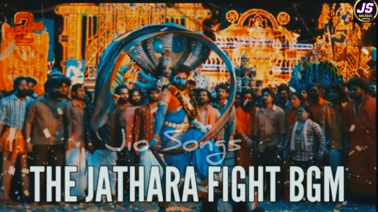 Pushpa 2 Jathara Fight Scene Watch it Now | PUSHPA 2 Movie Scene ...