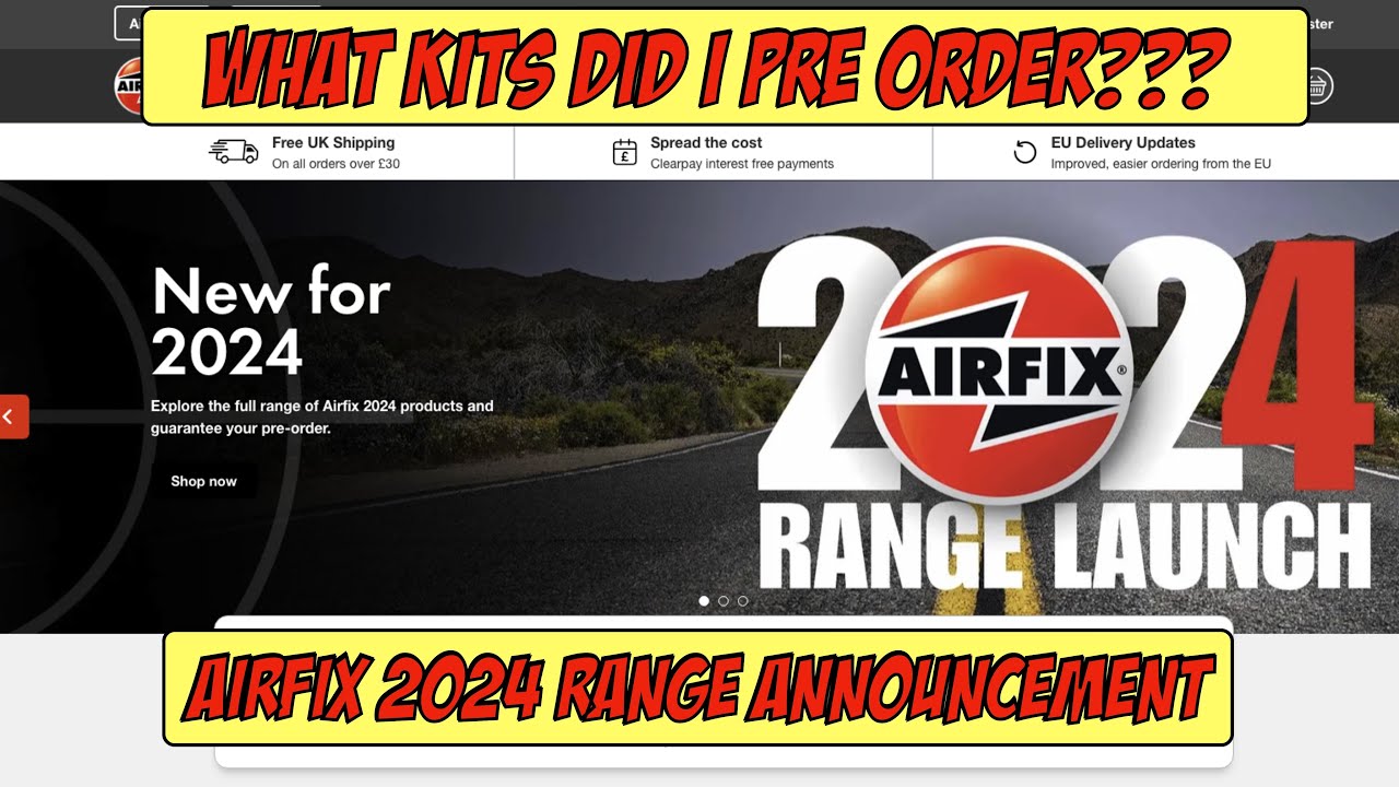 What Scale Model Kits did I Pre-Order from the Airfix 2024 Range! - YouTube
