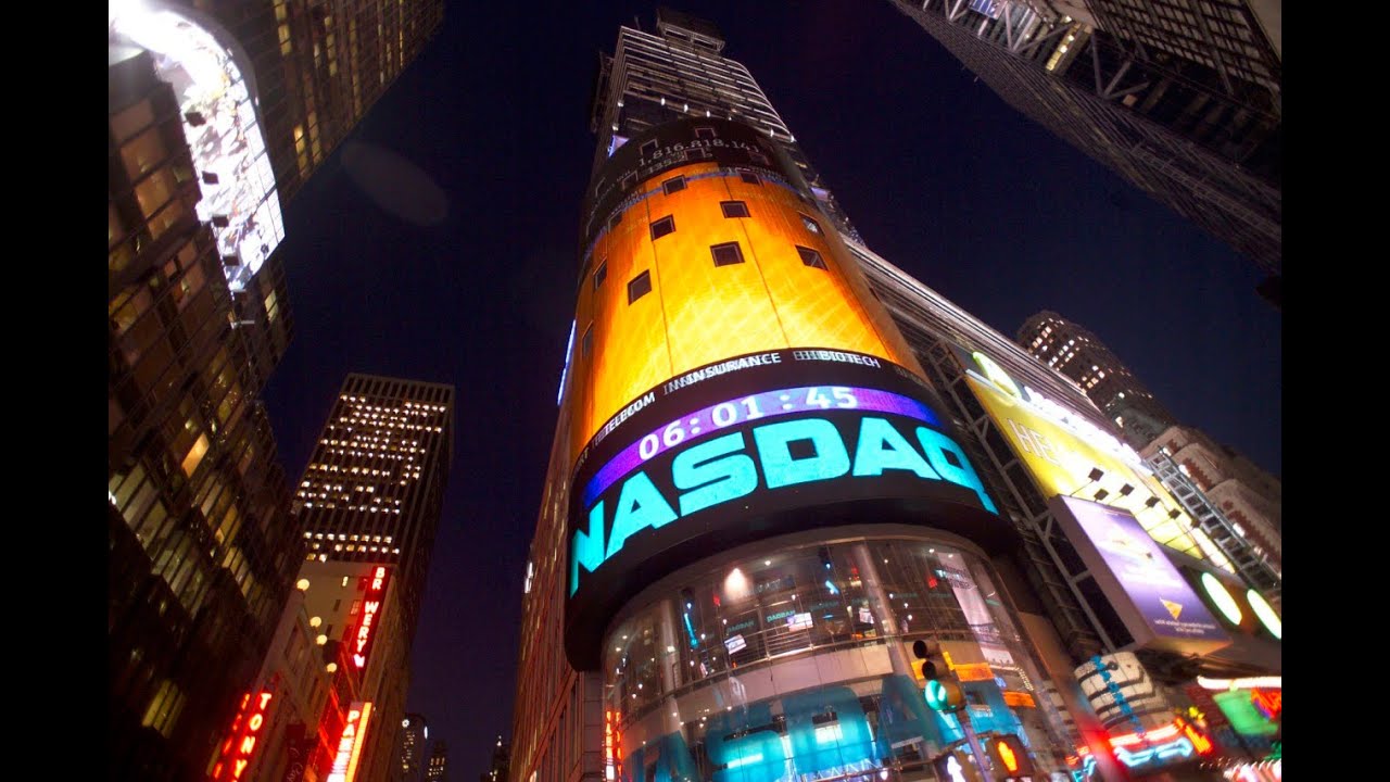Production of videos for NASDAQ MarketSite Tower in New York. - YouTube