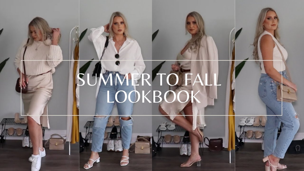 SUMMER TO FALL TRANSITION LOOKBOOK - YouTube