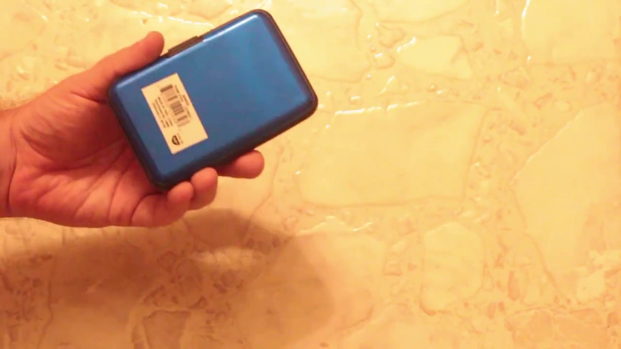 NFC Proof Metal Wallet review - YouTube