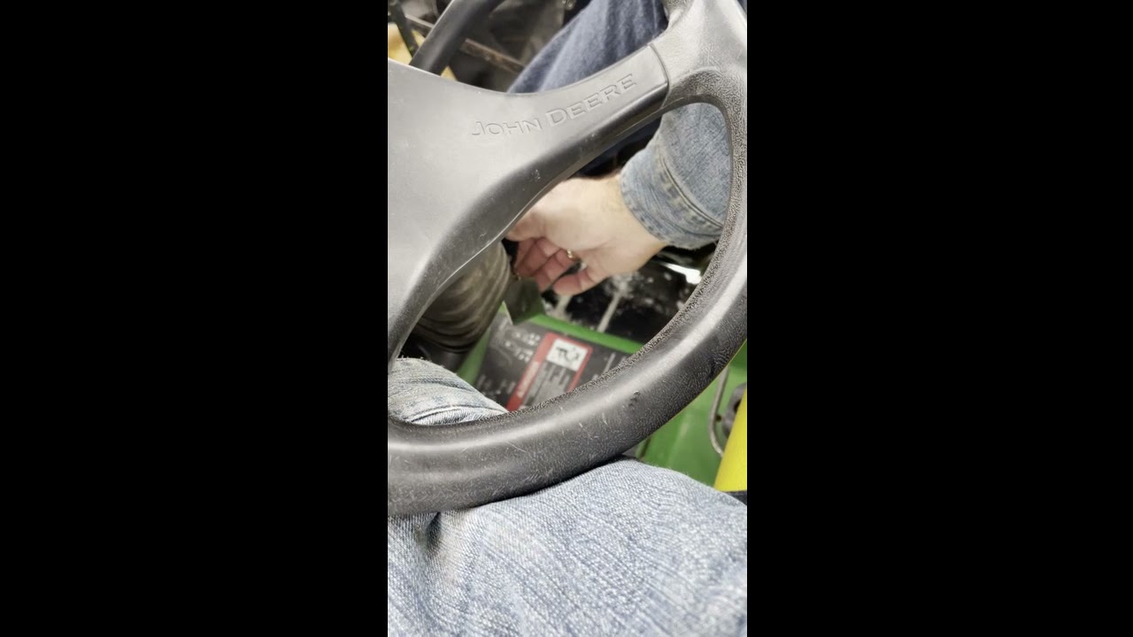 Using John Deere 345 Snow Blower - YouTube