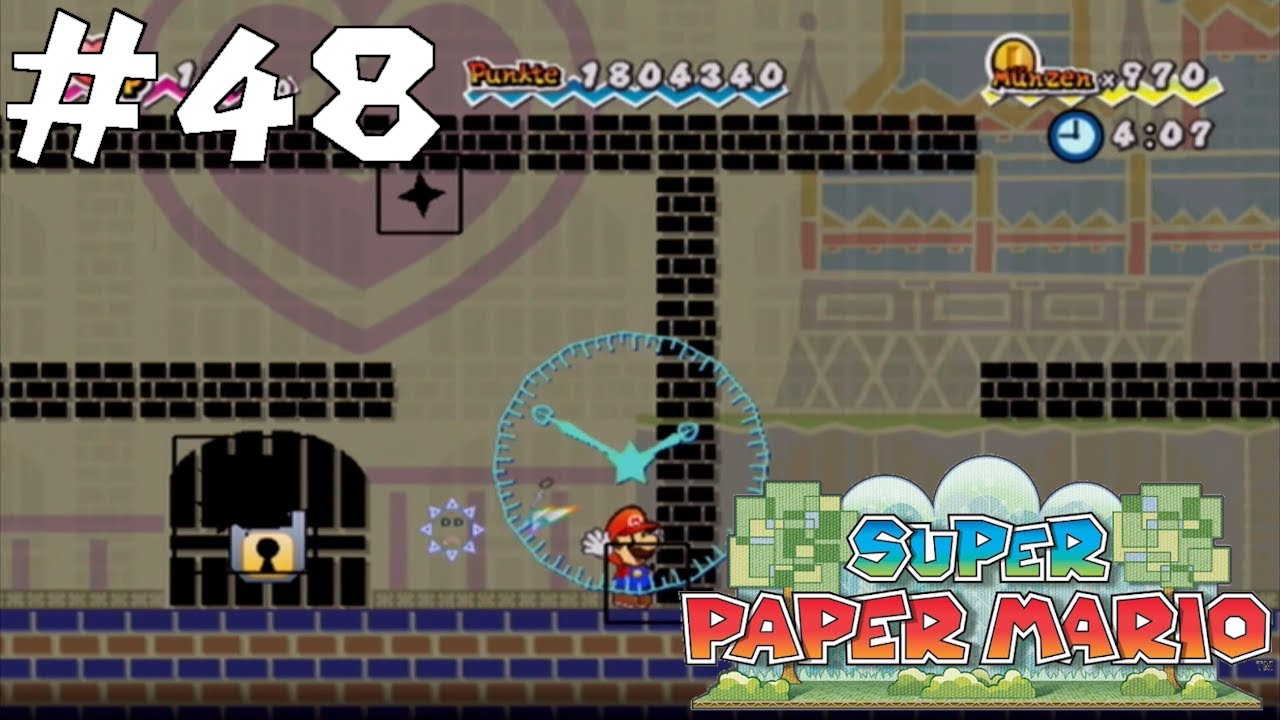 Super Paper Mario #48: Knappe Low KP Kämpfe - YouTube