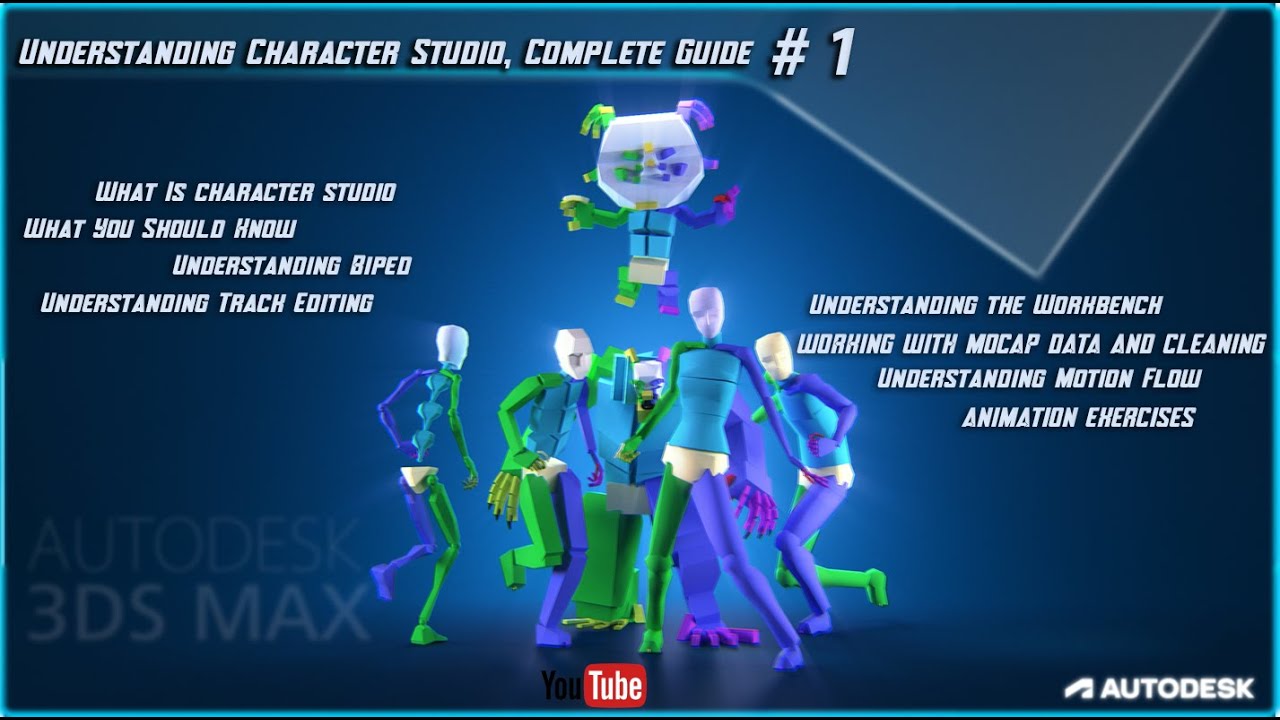 Understanding Character Studio, Biped Complete Guide #1 - YouTube