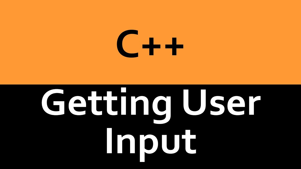 First C Simple Program Adding Cin To Get User Input Youtube