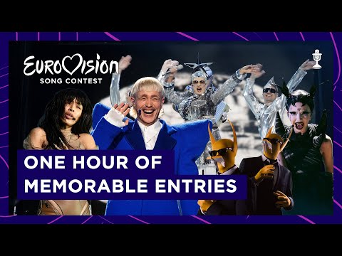 ONE HOUR of the Eurovision Song Contest's MOST MEMORABLE Entries (1956-2024)