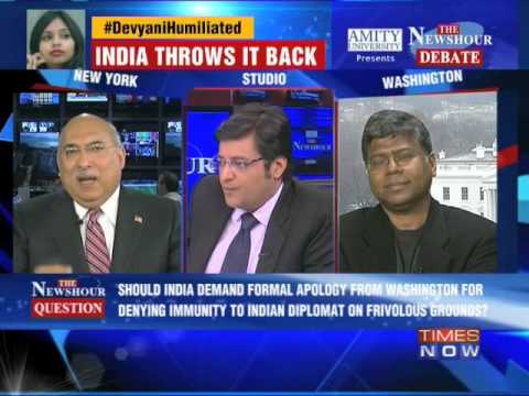 The Newshour Debate: India Hits Back - Full Debate (17th Dec 2013 ...