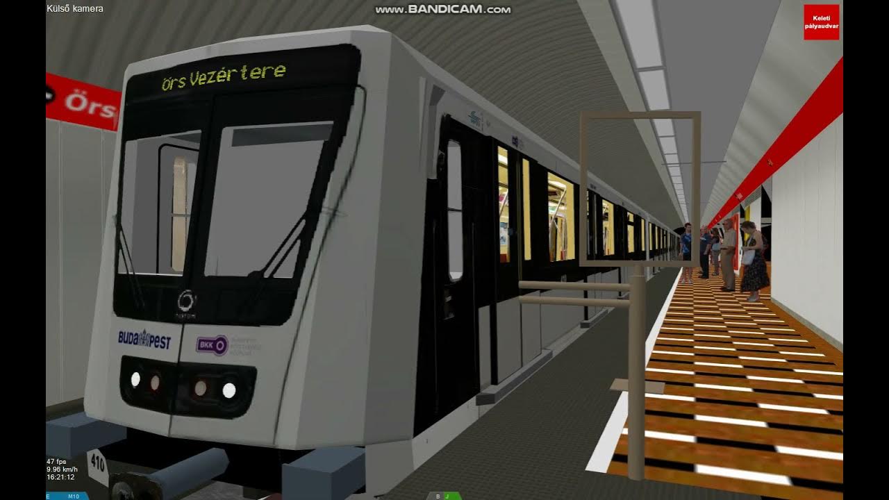 OpenBVE｜M2 Örs Vezér tere M｜BKK Alstom AM5-M2｜410-414 (ELSŐ vezetésem) - YouTube