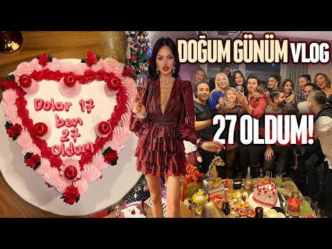 EVDE DOĞUM GÜNÜ PARTİM! Gelen Hediyeleri Açıyorum - VLOG 101