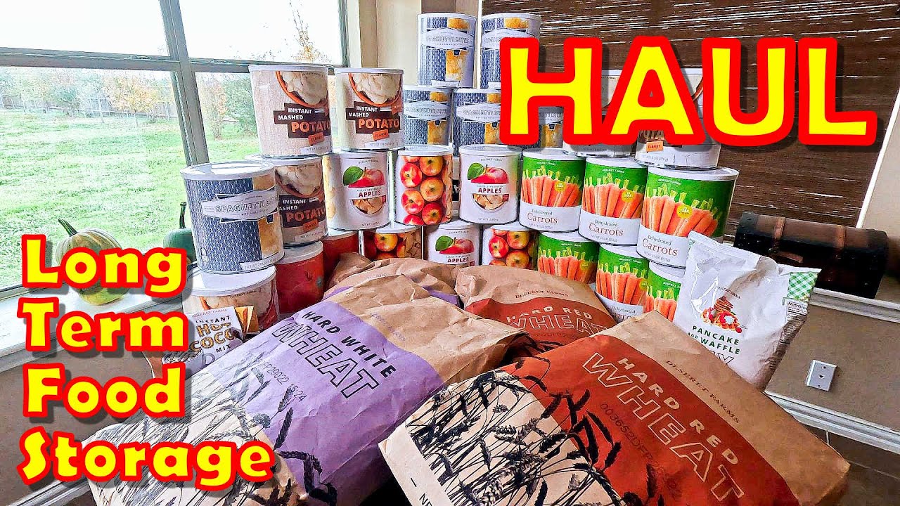 LDS Prepper HAUL! 5 Months of Food for $300! - YouTube