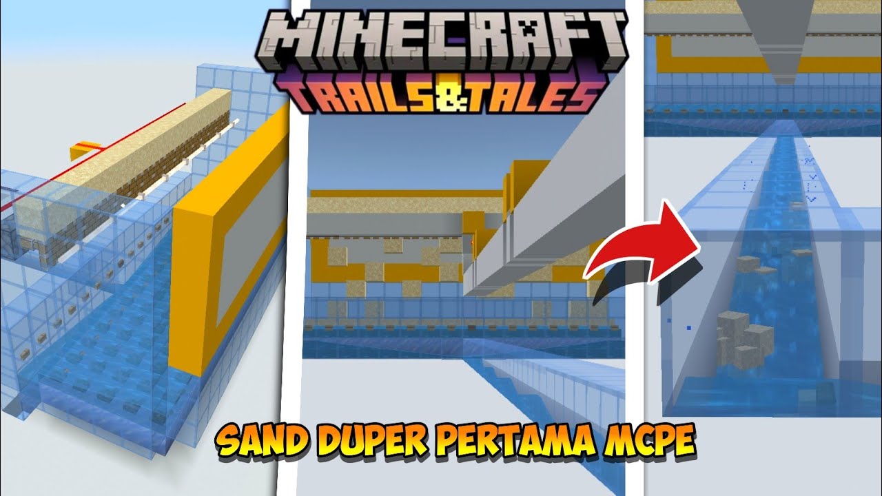 Sand Duper 1.20 Bedrock FULL TUTORIAL Indonesia - Minecraft Mcpe - YouTube