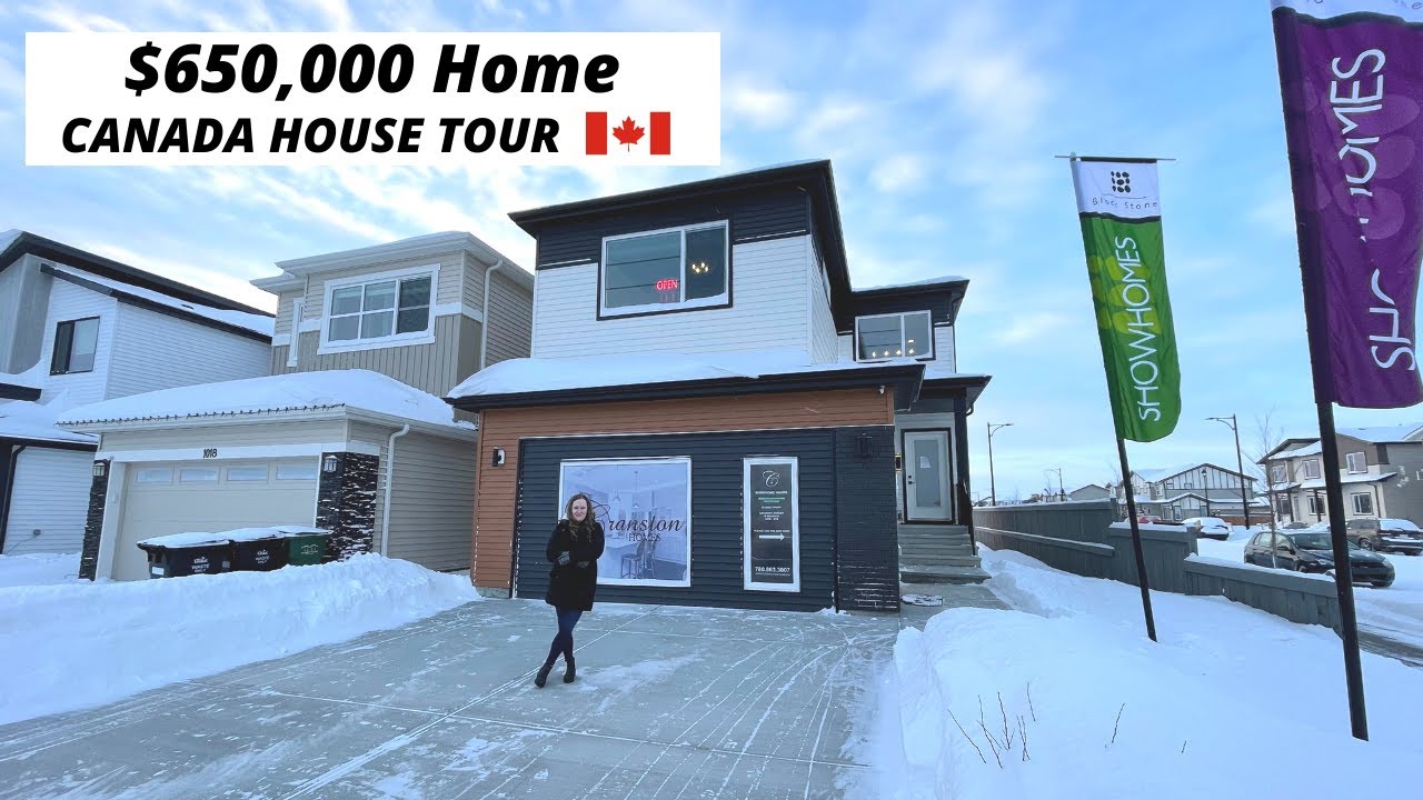 Canadian Houses| Inside a $650,000 Modern House| Life In Canada| Houses ...
