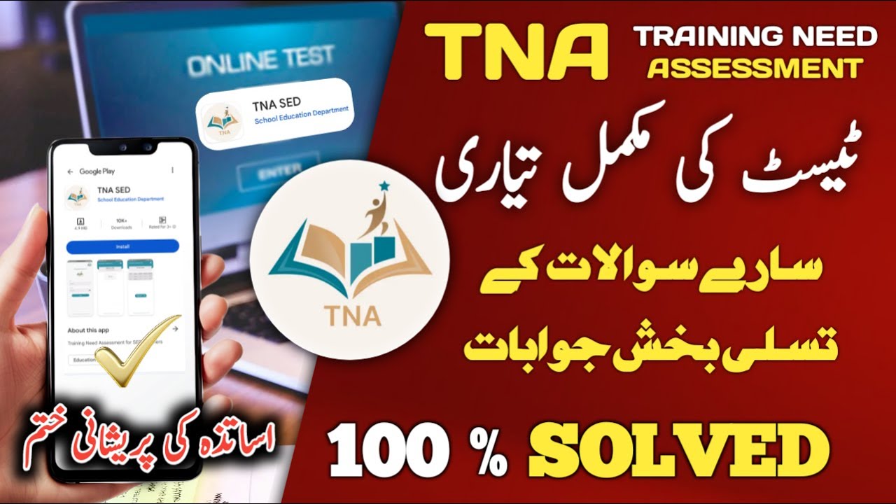 TNA Solved 100% | To the Point Video | Training Need Assessment | TNA ...