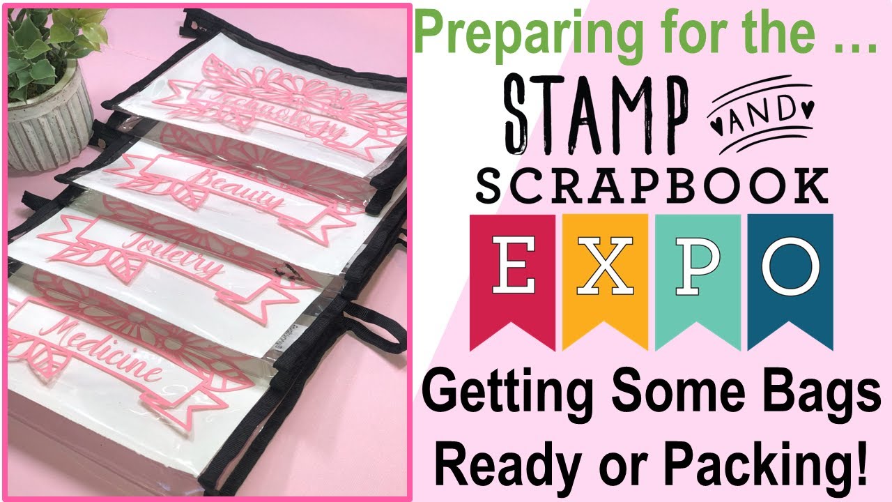 🌸TRENDING STAMP & SCRAPBOOK EXPO🌸HOW TO ORGANIZE🌸DIY COSMETIC BAGS🌸 ...
