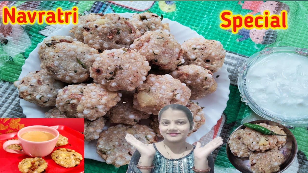 Navratri Special Recipe Sabudana Ka Vada||Crispy And Testy Sabudana Ka ...