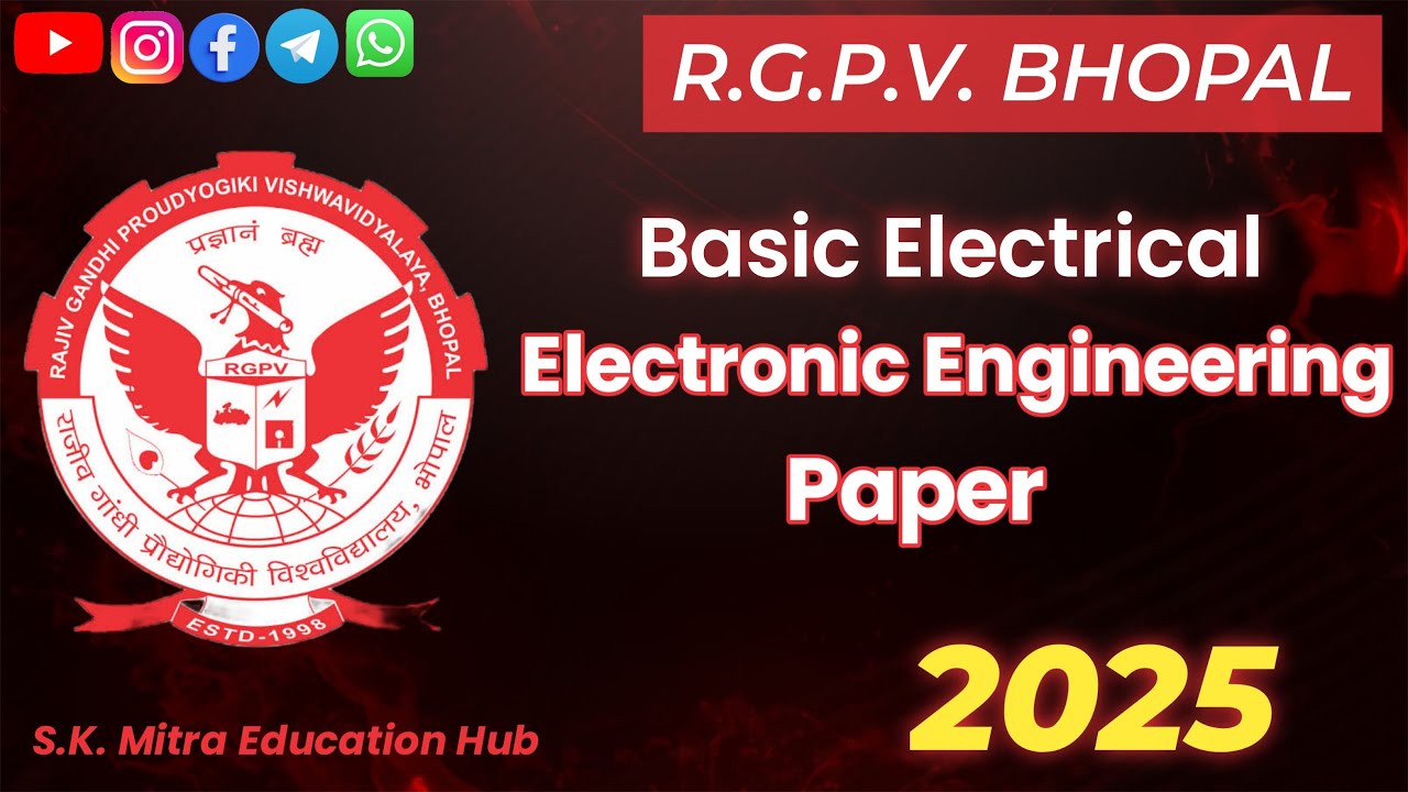 RGPV BEEE 2025 | Important Questions from Previous Year Paper | Most ...