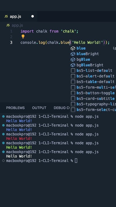 Terminalcli String Styling Nodejs Nodejsdevelopment Javascript Javascriptprogramming