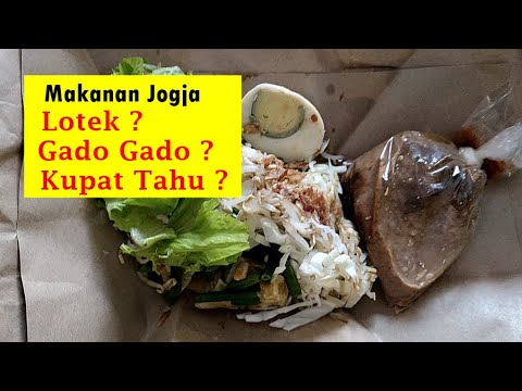 Lotek Kupat Tahu Gado Gado, Banyak dijual di Jogja, Apa Bedanya ...
