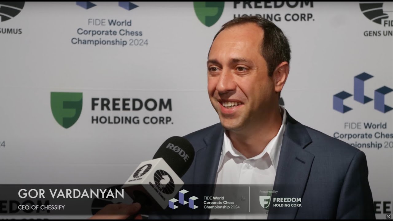 Interview with Gor Vardanyan, Chessify CEO, winners of the FIDE World Corporate Chess ...