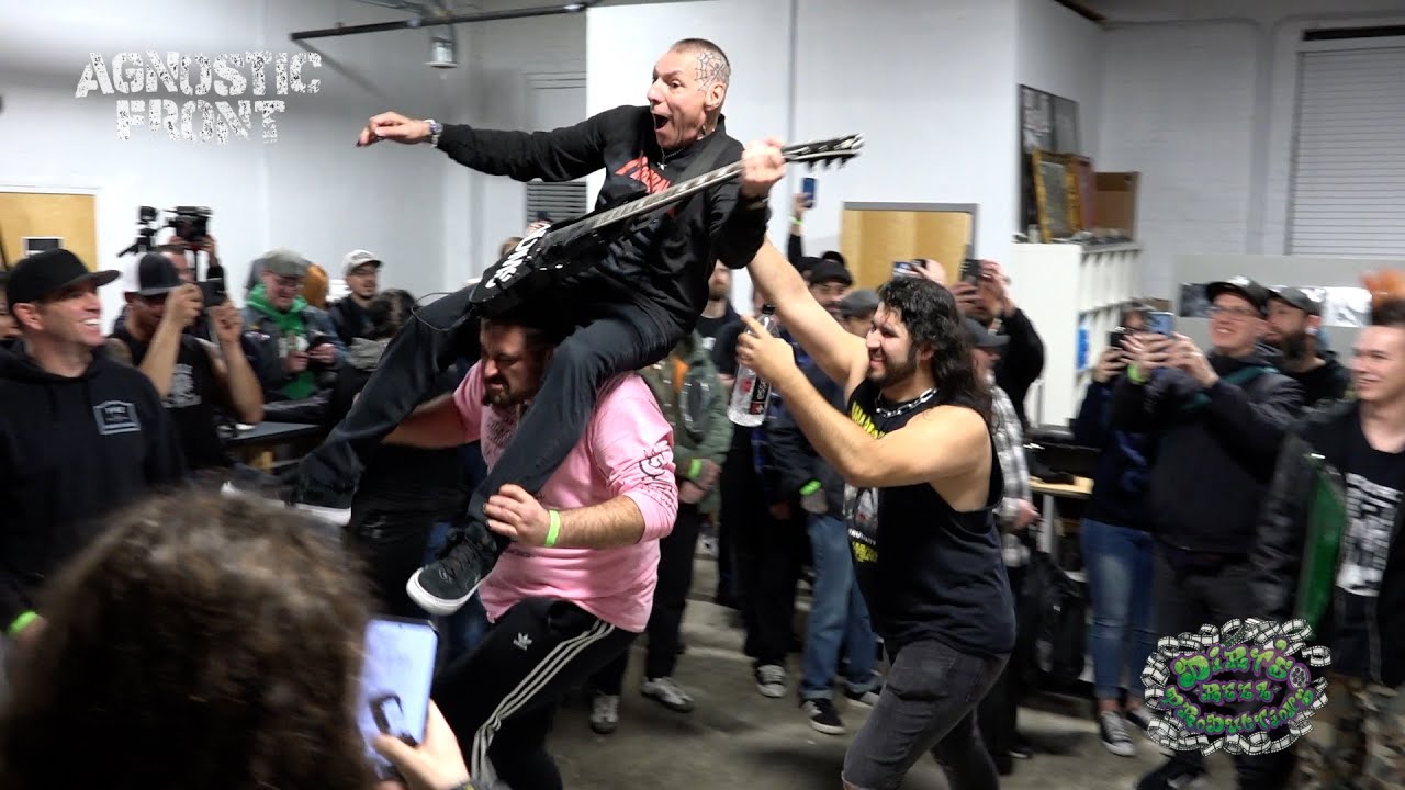 Vinnie Stigma/Roger Miret (Agnostic Front) live at Bridge Nine 12/7 ...